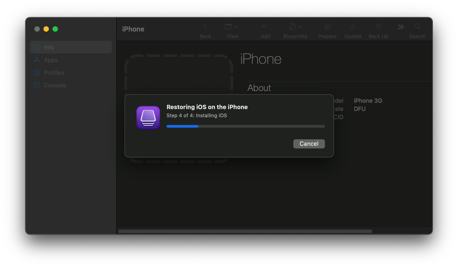 Activating an iPhone 3G in 2025